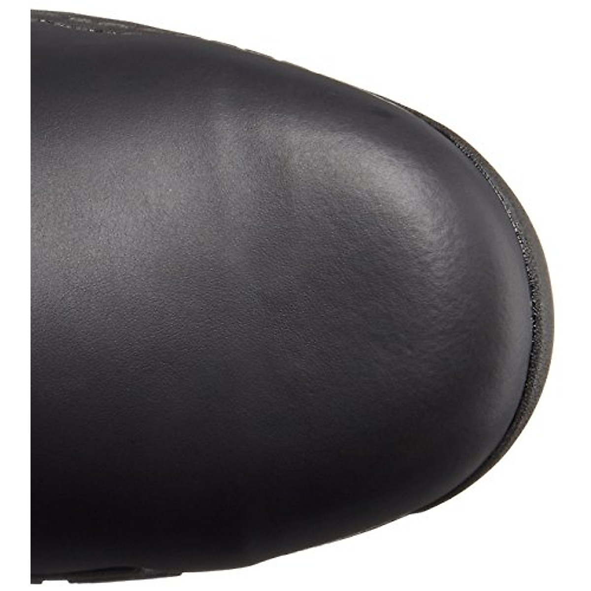 Timberland PRO Men's 8 Inch Valor Comp Toe Waterproof Side Zip Work Boot, Black Smooth Leather Ballistic Nylon, 4.5 W US