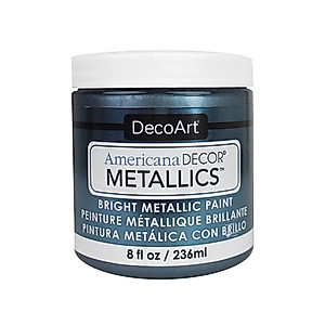 Decoart Ameri Deco MTLC Americana Metallics 8oz Pewter