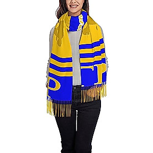 Beyli Sigma Gamma Rho Scarf Winter Warm Long Scarf Sister Gift Soft Tassel Scarf 77.6" * 28.3" Tassel 4"