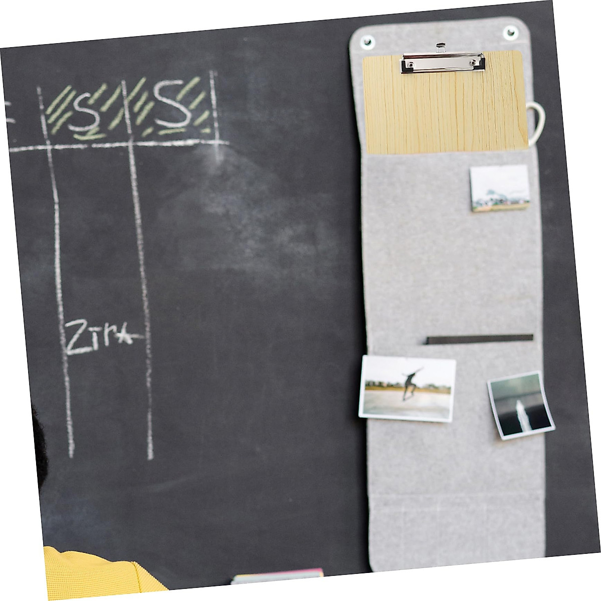 Ciieeo 2pcs Folder Board Pencil Document Clipboard Clipboards Exam Paper Clips Document Organizer Writing Base Plate Conference Writing Board Wood Grain Office Wooden Test Paper Holder