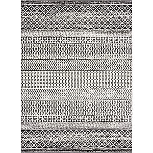Artistic Weavers Chester Boho Moroccan Area Rug,7'10" x 11',Black