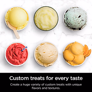 Ninja NC501 CREAMi Deluxe 11-in-1 Ice Cream & Frozen Treat Maker for Ice Cream, Sorbet, Milkshakes, Frozen Drinks & More, 11 Programs, with 2 XL Family Size Pint Containers, Perfect for Kids (Renewed) (Silver)