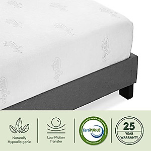 Furinno Angeland Luxury 12-Inch Gel Infused Memory Foam Mattress, Queen,