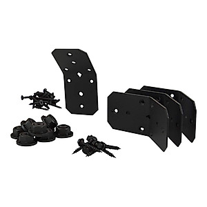 OZCO Ironwood 4" Flush Inside 45° Angle Bracket (4-PK)