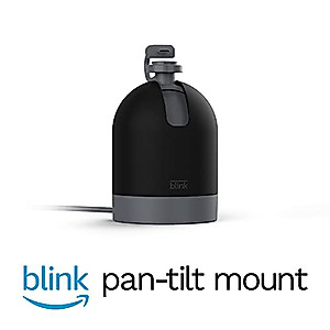 Blink Mini Pan-Tilt Mount | Rotating mount accessory for Mini indoor plug-in smart security camera (Black)