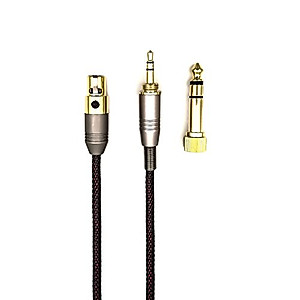 KetDirect Replacement Cable for AKG Q701 / K240 / K240S / K240MK II / K702 / K271s / K141 / K171 / K181 / K271 MKII/Pioneer HDJ-200 Headphones Audio Upgrade HiFi 4ft