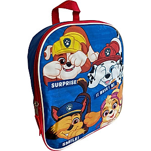 Fast Forward Paw Patrol Surprise 11" Mini Backpack (Blue-Red)