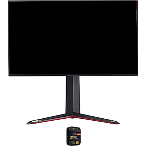LG 27GN950-B 27 inch Ultragear 4K UHD Nano IPS 1ms 144Hz G-Sync Gaming Monitor Bundle with 2 YR CPS Enhanced Protection Pack