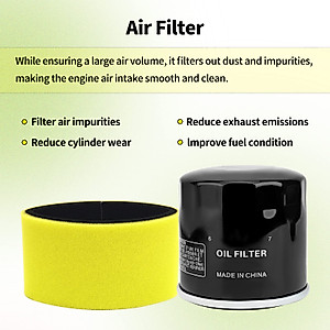 11013-0021 Air Filter Oil filter Compatible with Kawasaki KVF650 KVF750 KVF 650 750 Brute Force 650 750 4X4i Hardwood Green HD NRA Outdoors EPS Camo APG HD