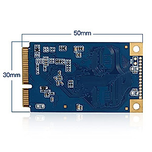 ROGOB 256GB mSATA SSD SATA III 6Gb/s Small Form Internal Solid State Drive Mini Hard Disk for Ultrabook Desktop PC Laptop (30 x 50mm)