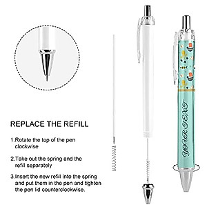 Personalized Custom Cute Anchor Octopus Fish Pens with Stylus Tip, Customized Engraving Ballpoint Pens with Name Massage Text Logo, Gift Ideas for School Office Business Birthday Graduation Anniversar