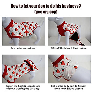 Recovery Suit for Dogs After Surgery, Dog Recovery Suit Female Male after Neutering, Dog Spay Surgical Recovery Suit Female Substitute Cone & E-Collar, Dog Onesie for Surgery Abdominal Wounds Bandages