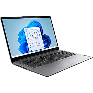 Lenovo 2023 Newest IdeaPad 1 Laptop, 15.6" FHD Display, Intel Pentium Silver N6000 up to 3.3GHz, 4GB RAM, 128GB SSD, 128GB eMMC, Intel UHD Graphics, Wi-Fi 6, Bluetooth, Windows 11 Home in S Mode