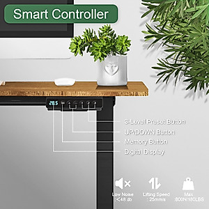 ExaDesk Upgrade Version 63 * 55 inch L Shaped Electric Adjustable Height Standing Desk, Corner Stand Up Desk, Sit Stand Computer L Desk for Gaming Office