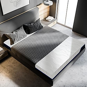 SERENITY HOME 12" Full Memory Foam Mattress, Breathable Bed Mattress, Cooling-Gel Memory Foam Mattress in a Box, Support & Pressure Relief Mattress, Fiberglass Free, Made in USA | Full