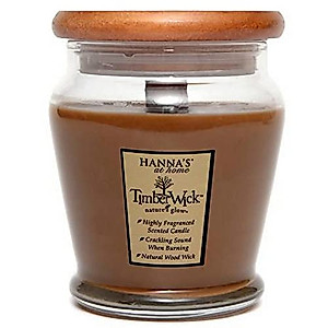 Hanna's Candles TimberWick Ember Glow Jar Candle