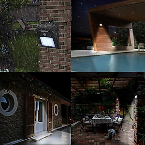 SOLVAO Solar Motion Sensor Security Light | Waterproof & Wireless | New 26 LED Design | for Outdoor, Front Door, Backyard, Steps, Garage, Garden, Deck, Patio | 1 Pack