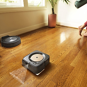 iRobot Braava jet m6 (6012) Ultimate Robot Mop- Wi-Fi Connected, Precision Jet Spray, Smart Mapping, Works with Alexa, Ideal for Multiple Rooms, Recharges and Resumes, Black