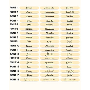 XanmegoJewelry 14K Gold Personalized Name Necklace - Custom Name Necklace with 18 Font Styles - Gold Figaro, Rolo or Cable Chain - Custom Bridesmaids Gifts