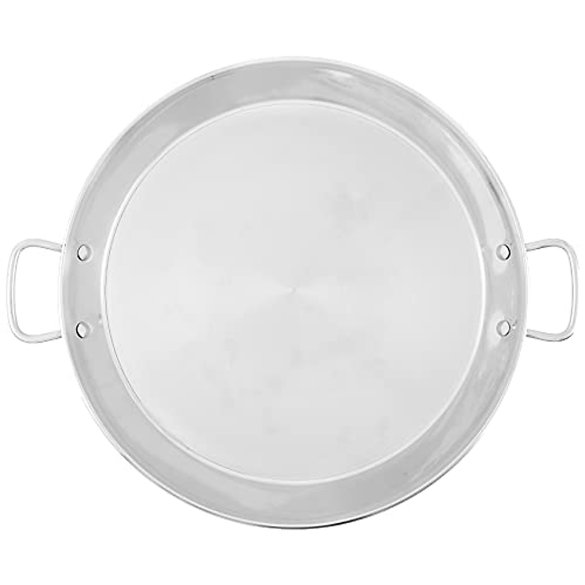 Garcima 16-inch Stainless Flat Bottom Paella Pan, 40cm