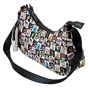 Loungefly Cartoon Network Retro Collage Crossbody Bag with Coin Pouch