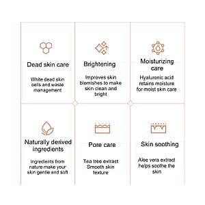 ROKKISS Tea Tree Peeling Gel (4.1fl oz) - Gentle Exfoliating Gel for Face & Body with Natural Cellulose, Remove Impurities for Smooth Skin, Korean Skin Care. Cica, Licorice & Aloe Vera Extracts.