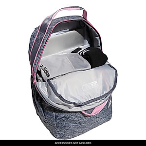 adidas Squad Backpack, Black/Halo Mint Green/Silver Metallic, One Size