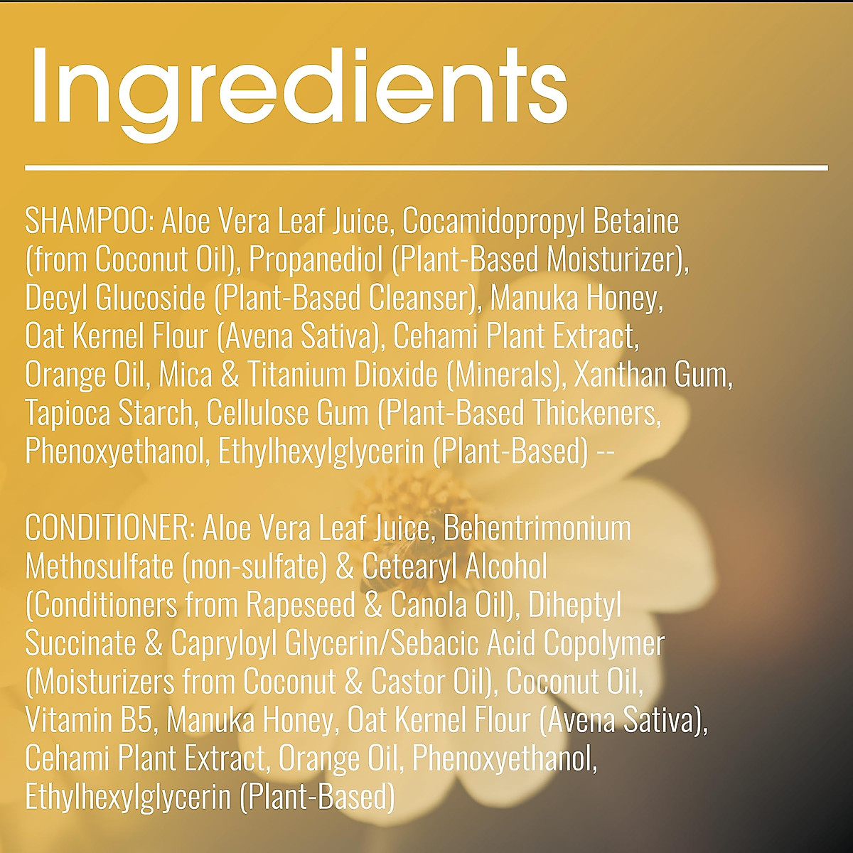 Eczema & Psoriasis Shampoo & Conditioner Set For Men & Women - Aloe Vera & Manuka Honey for Gentle Itchy, Dry Scalp Treatment - Dandruff, Seborrheic Dermatitis, Sulfate-Free, Hypoallergenic 8oz each