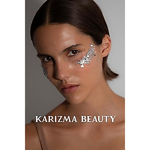 Platinum Biodegradable Chunky Glitter // Karizma Beauty Silver Bio Glitter Eco Glitter Face Glitter Festival Chunky 10g