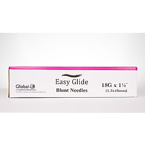 (QTY 100) 18 ga x 1-1/2" Dispensing Needle, Blunt Tip
