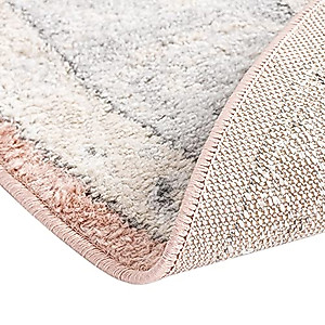 Rugs.com Aurelia Collection Rug – 4' x 6' Oval Rose Medium-Pile Rug Perfect for Living Rooms, Large Dining Rooms, Open Floorplans