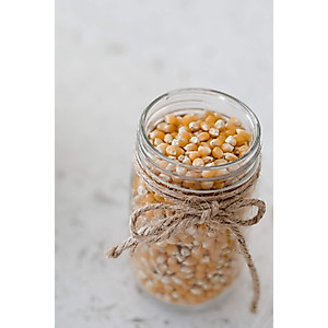 Amish Country Popcorn | 2 lb Burlap Bag | Medium Yellow Popcorn Kernels | Old Fashioned, Non-GMO and Gluten Free (Medium Yellow - 2 lb Burlap)