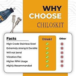 Preamer 6pcs 1/8" Shank Arbor Cut-off Wheel HSS Mandrel Holder Compatible with Most Rotary Tool Accessory Bit