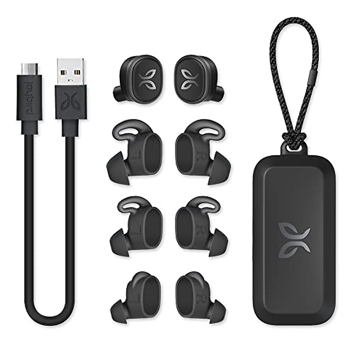 Jaybird Vista True Wireless Bluetooth Sport Waterproof Earbud Premium Headphones - Shadow Black