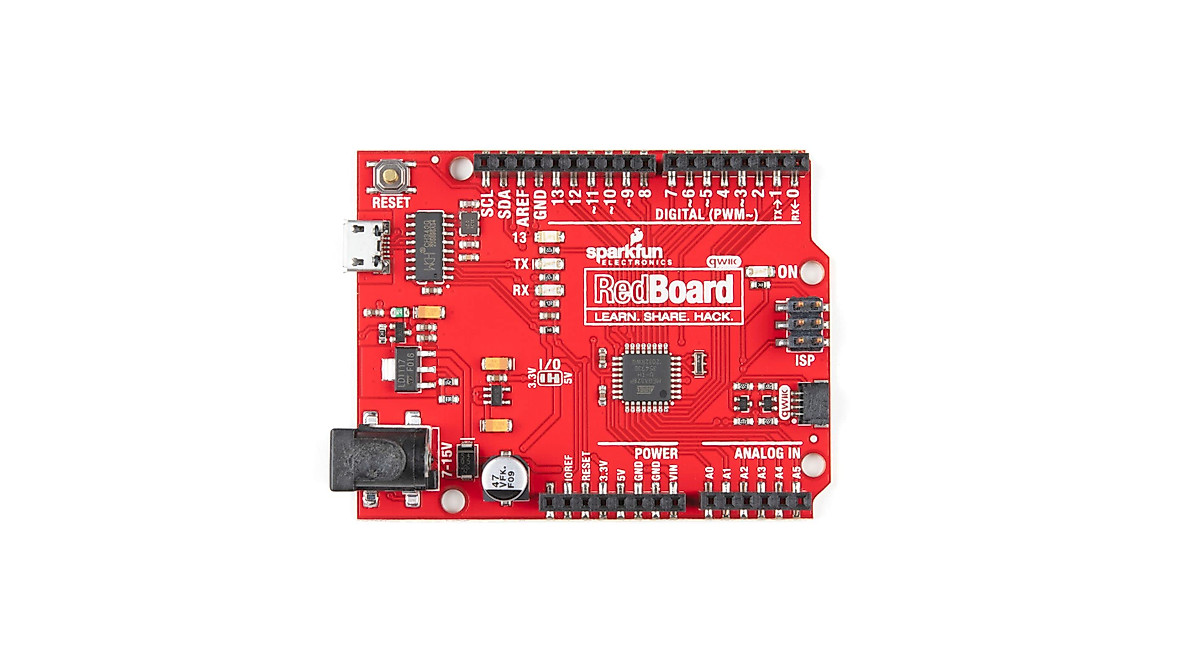 SparkFun RedBoard Qwiic ATMega328P compatible with Arduino board w/ Qwiic Connector and CH340C ...