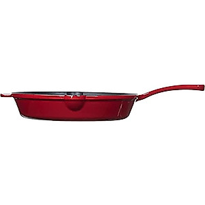 Cuisinart Chef's Classic Enameled Cast Iron 10-Inch Round Fry Pan, Cardinal Red