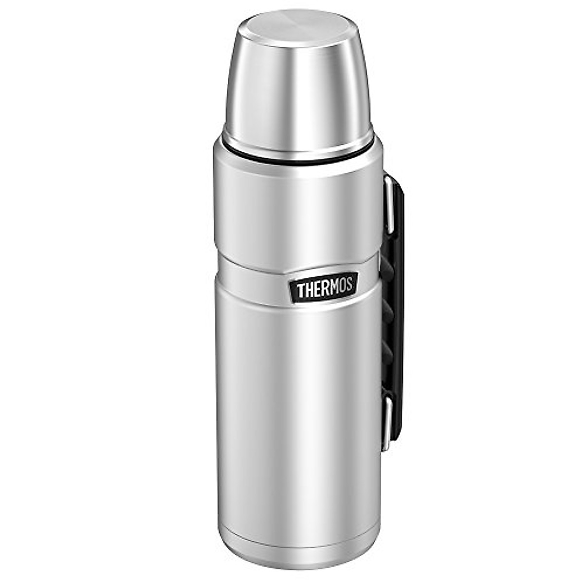 Thermos Stainless King 40 Ounce Beverage Bottle, Stainless Steel & Stainless King 24 Ounce Food Jar, Stainless Steel