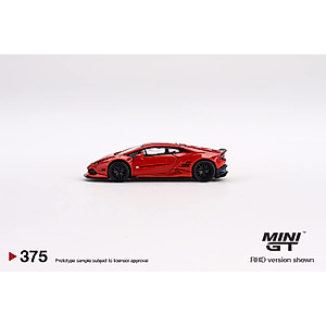 True Scale Miniatures LB Works Model Car Compatible with Lamborghini Huracan ver. 2 (Red) Limited Edition 1/64 Diecast Model Car MGT00375