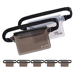 Waterproof Bachelorette Party Fanny Pack Set (7 Pack - Black) 1 “Wife of the Party” Bride Fanny Pack and 6 “The Party” Bachelorette Fanny Packs | Bachelorette Party Favors I Bachelorette Gifts