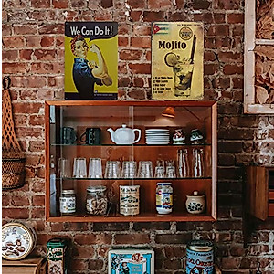 ERLOOD La Habana Cuba Mojito Drink Tin Sign Wall Retro Metal Bar Pub Poster Metal 12 X 8