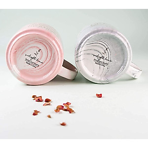 VILIGHT Pregnancy Announcement Gifts for Grandparents est 2023 - New Grandparents Baby Announcement Ideas - Gifts for First Time Grandma and Grandpa - Mugs Set 11.5 oz