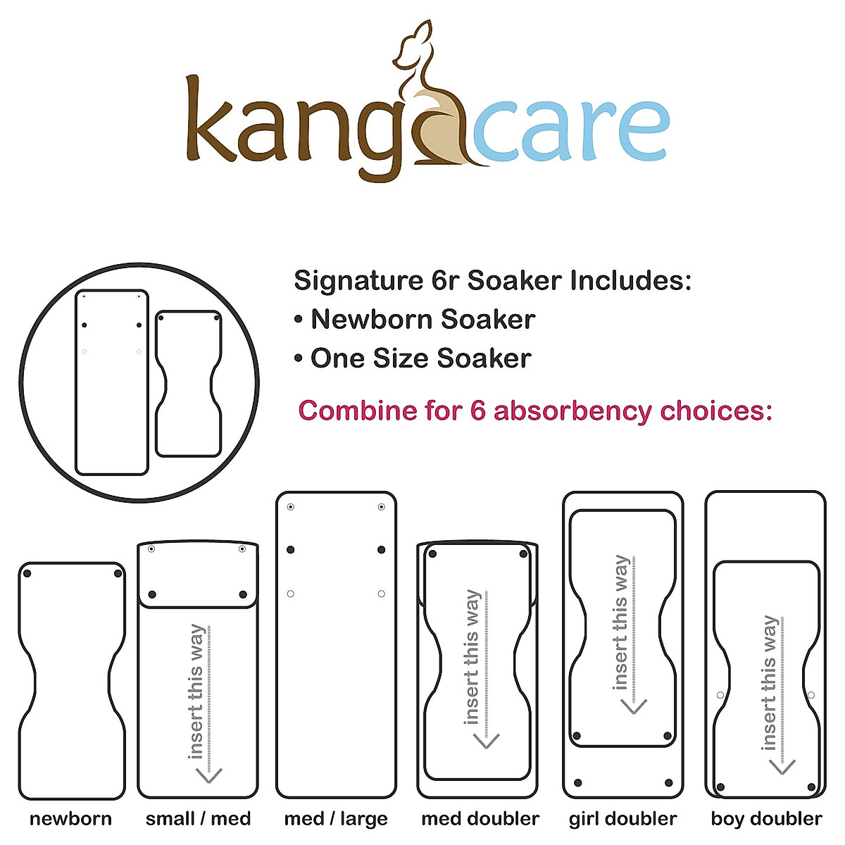 Kanga Care Rumparooz 10 Pack Hemp 6R Soaker