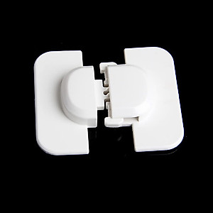 DOITOOL Refrigerator Latch Refrigerator Lock Fridge Freezer Door Lock Latch Catch to Keep Door Closed, No Tools Required and Easy Installation Refrigerators with Damaged Sealing Strips