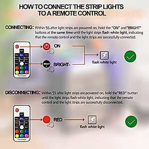 AMHANCIBLE LED Night Stand Set 2, Night Stands for bedrooms Set of 2 with Charging Station, Side Table with USB C Port and Outlet HET052LBK