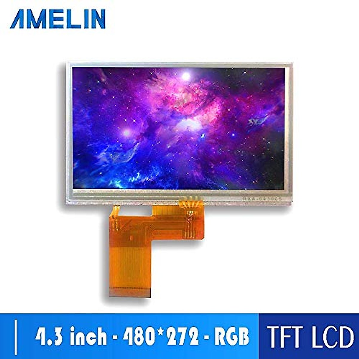 SANZAMELIN 4.3 inch TFT LCD Display IPS Model 480x272 Resolution RGB Interface with resistive Touch Screen