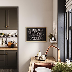 U Brands Chalkboard, 17 x 23 Inches, Birch Wood Frame (310U00-01)