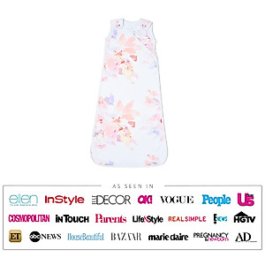 Oilo 100% Cotton Sleep Sack Swaddle I 4-Way Adjustable Wearable Blanket I Baby Sleeping Bag 6-18+ Months I 2 Layers of Turkish Jersey Cotton I TOG 0.49 I Lightweight Baby Sleep Slacks I Prim