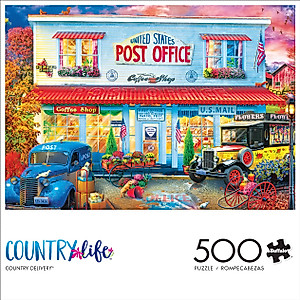 Buffalo Games - Country Life - Country Delivery - 500 Piece Jigsaw Puzzle, Multi