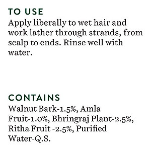 Biotique Bio Walnut Bark Volumizing Shampoo For Fine & Thinning Hair 120 ml/ 4.05 Oz. I Makes Hair Healthy, Silky, Shiny And Pure Natural Black I Musk Root Soap Nut And Black Malya Flowers