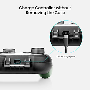 tomtoc Switch Pro Controller Case, Hard Shell Joystick Protector for Nintendo Switch OLED Pro Controller, Shock-proof, Anti-scratch, Water-resistant Switch Remote Accessory Protective Cover